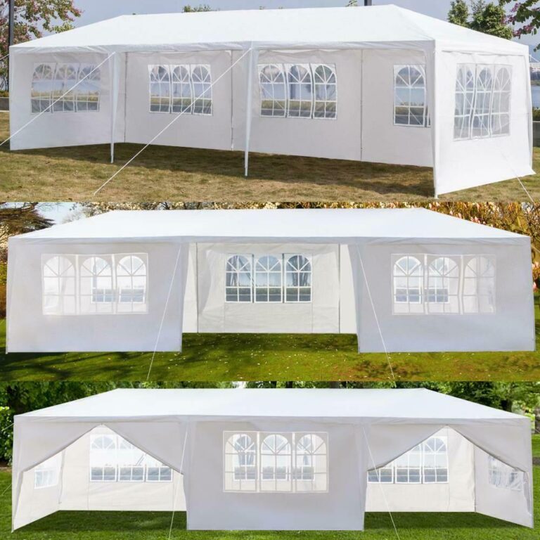 Gazebo Party Tent Marquee Sides Waterproof Outdoor Garden Canopy Wind ...